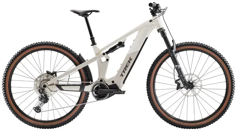 Trek Powerfly FS+ 6 Gen 4 E-Mountain Bike In Era White/Buff Beig